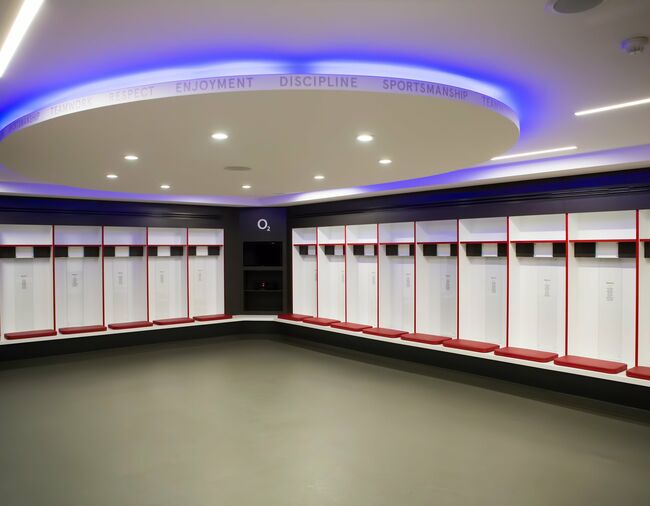 England Changing Room | Twickenham Stadium