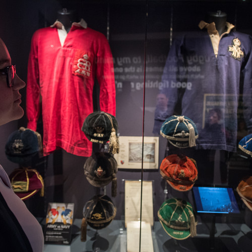 Collection at the World Rugby Museum